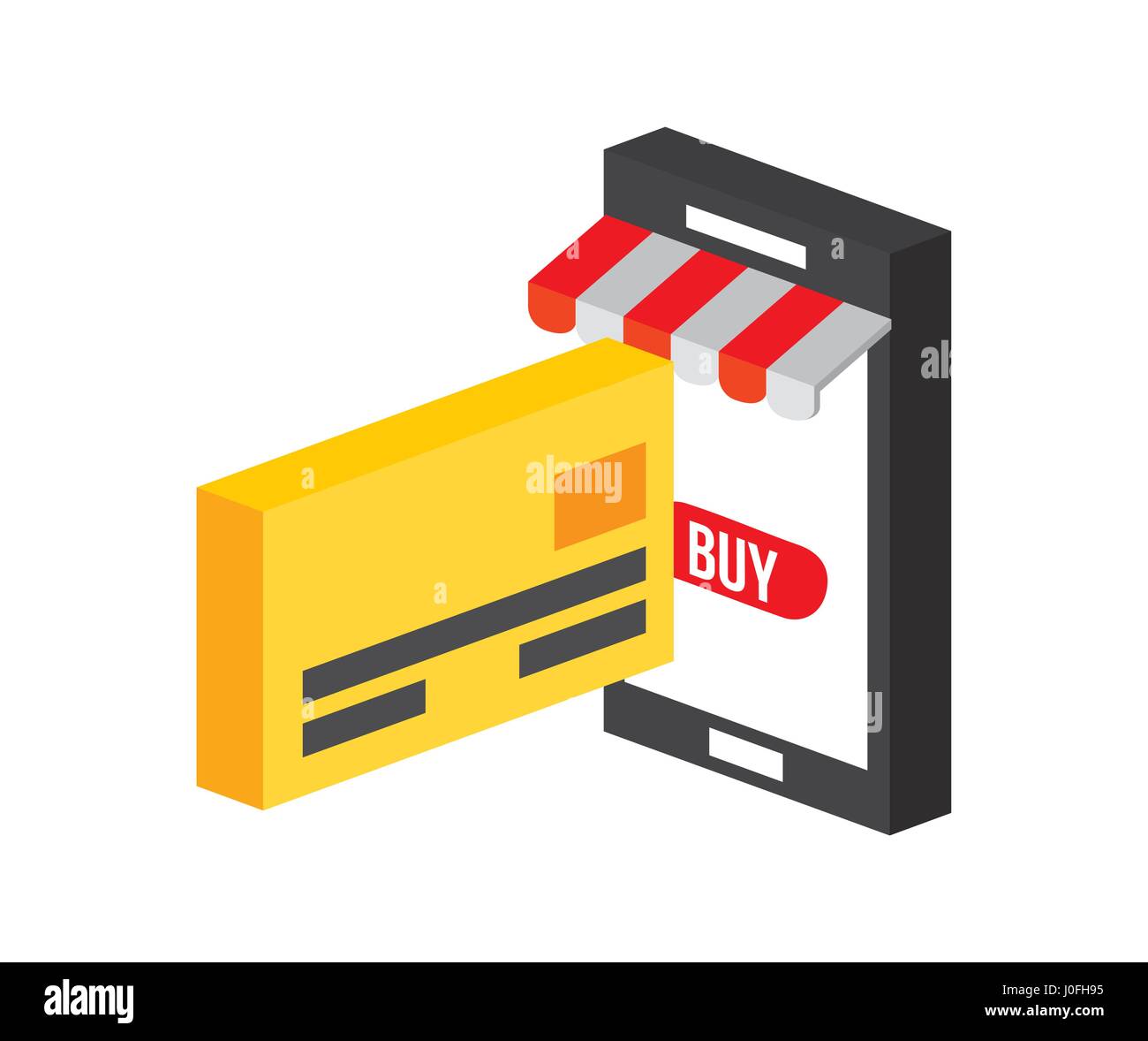 shopping isometric icons design Stock Vector Image & Art - Alamy