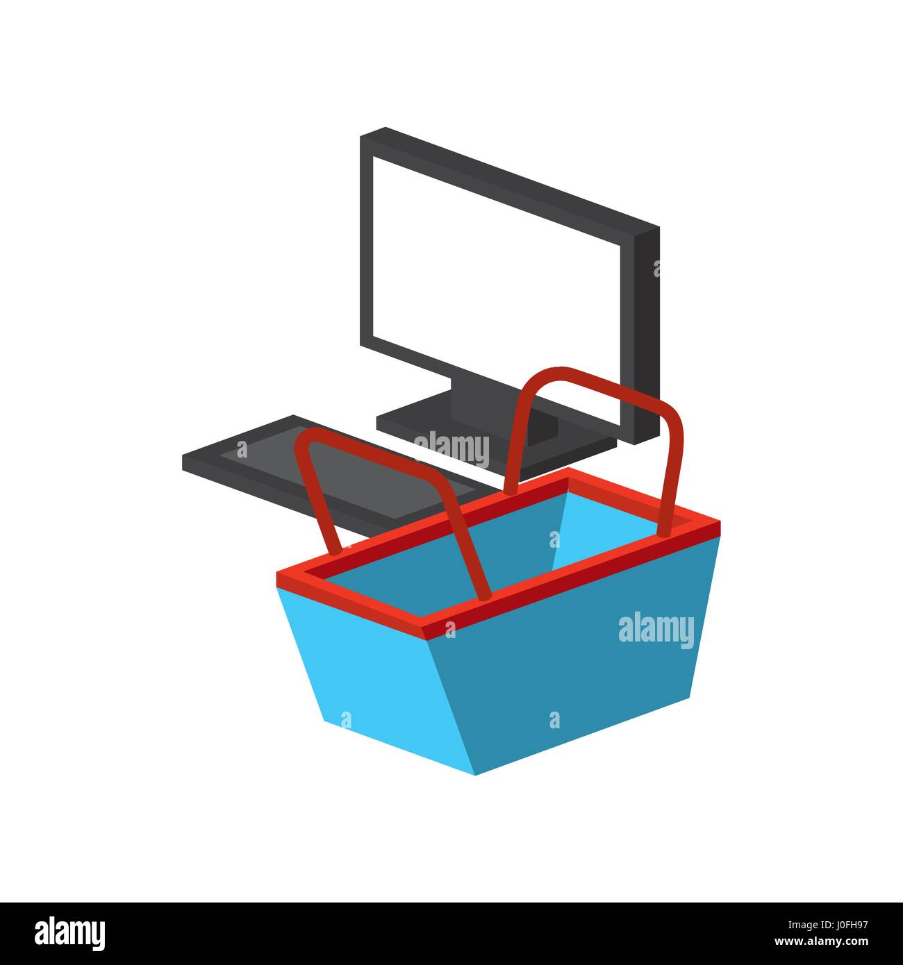 shopping isometric icons design Stock Vector Image & Art - Alamy