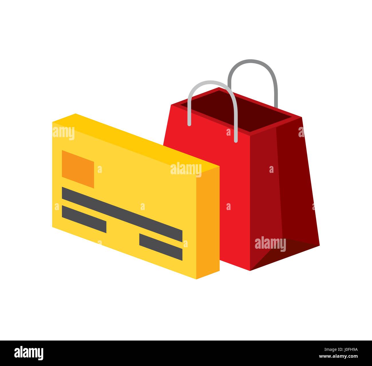 shopping isometric icons design Stock Vector Image & Art - Alamy