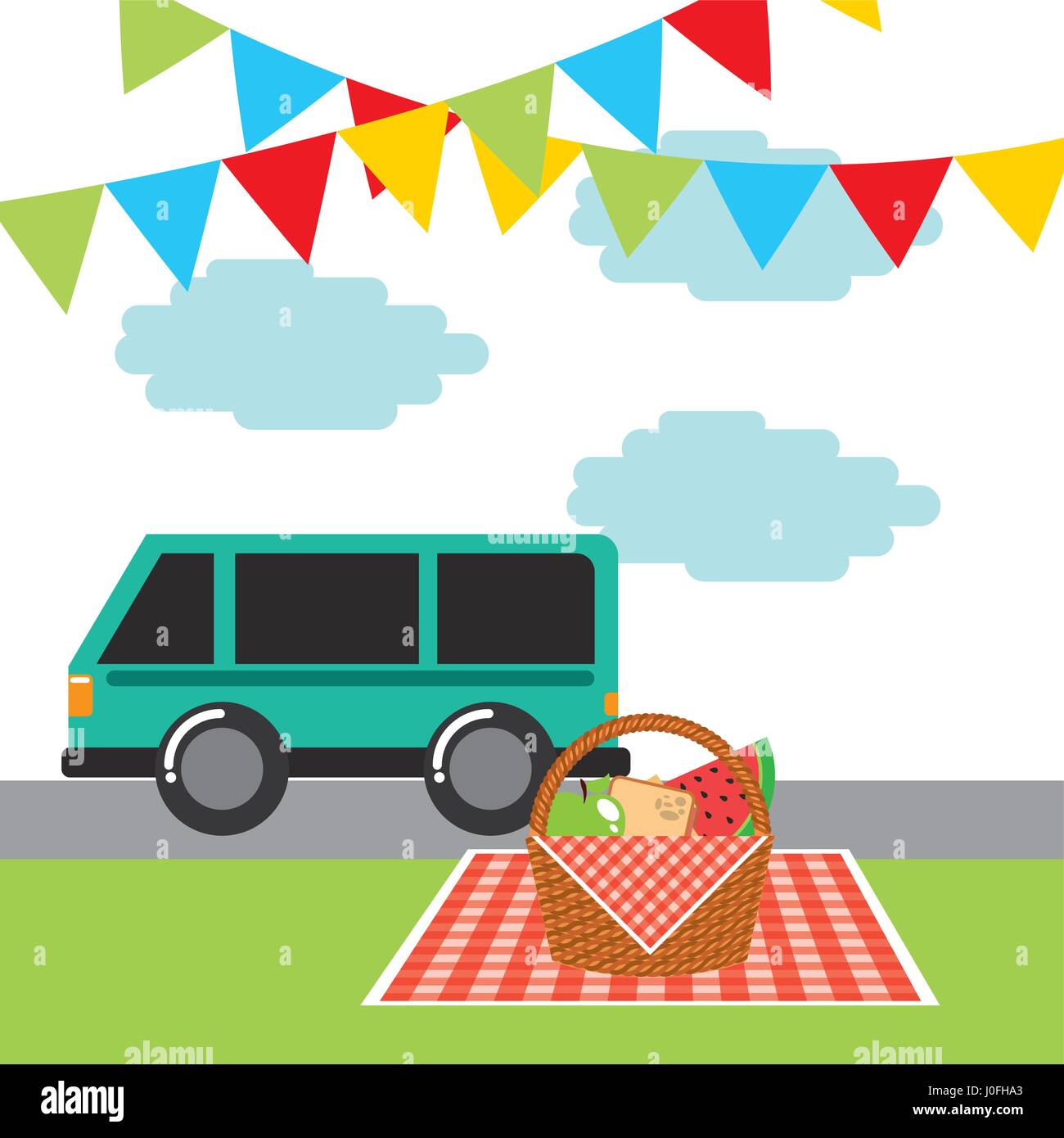 picnic concept design Stock Vector Image & Art - Alamy