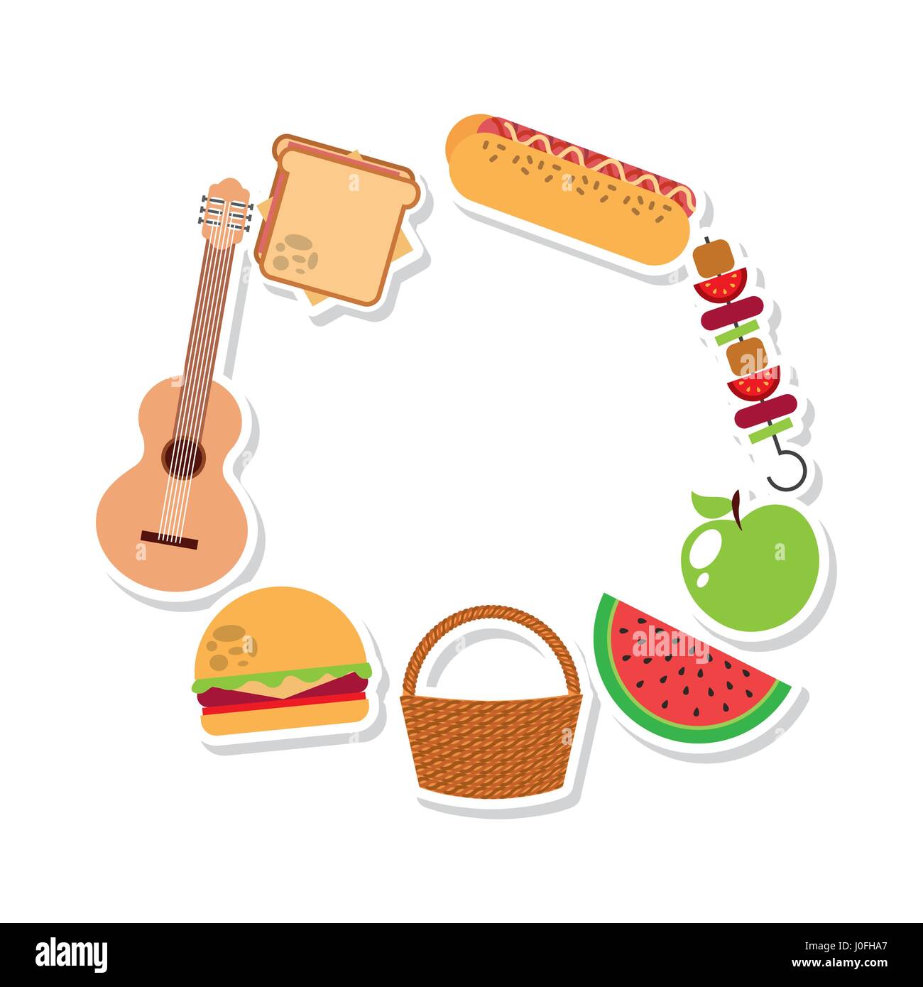 picnic concept design Stock Vector Image & Art - Alamy