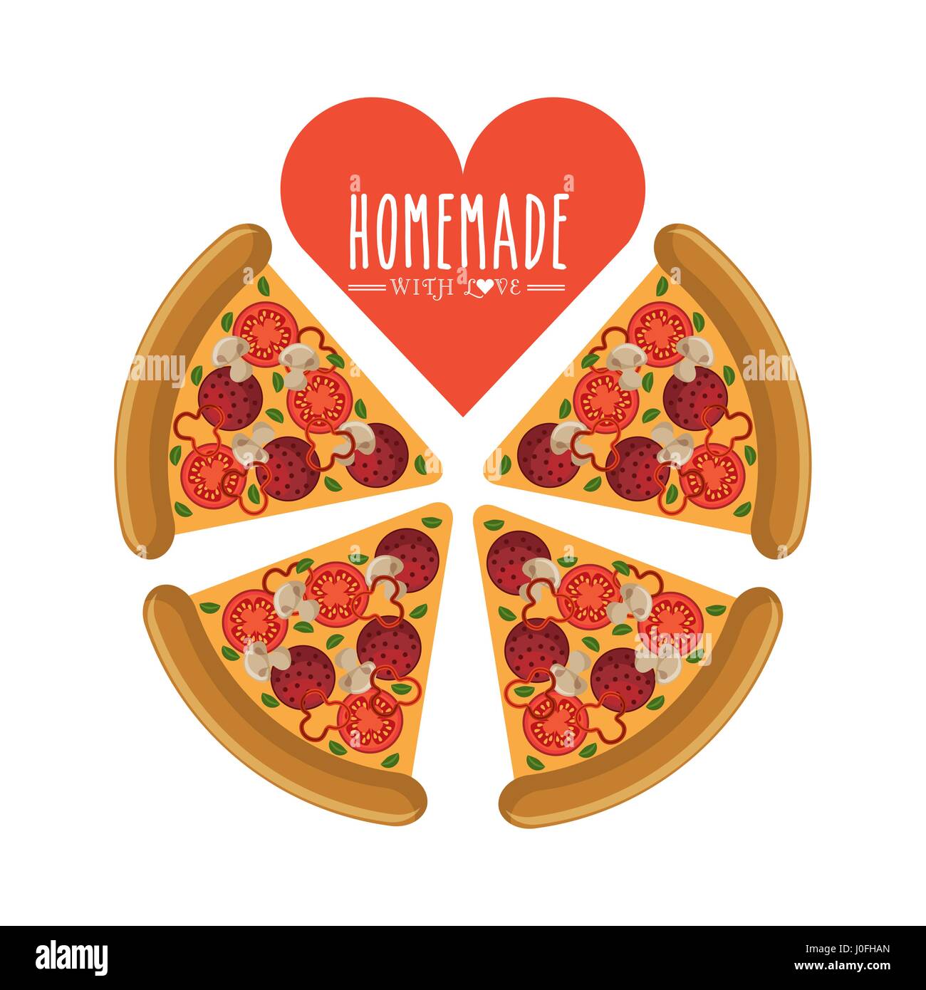 Kitchen is the heart of the home Stock Vector Images - Alamy