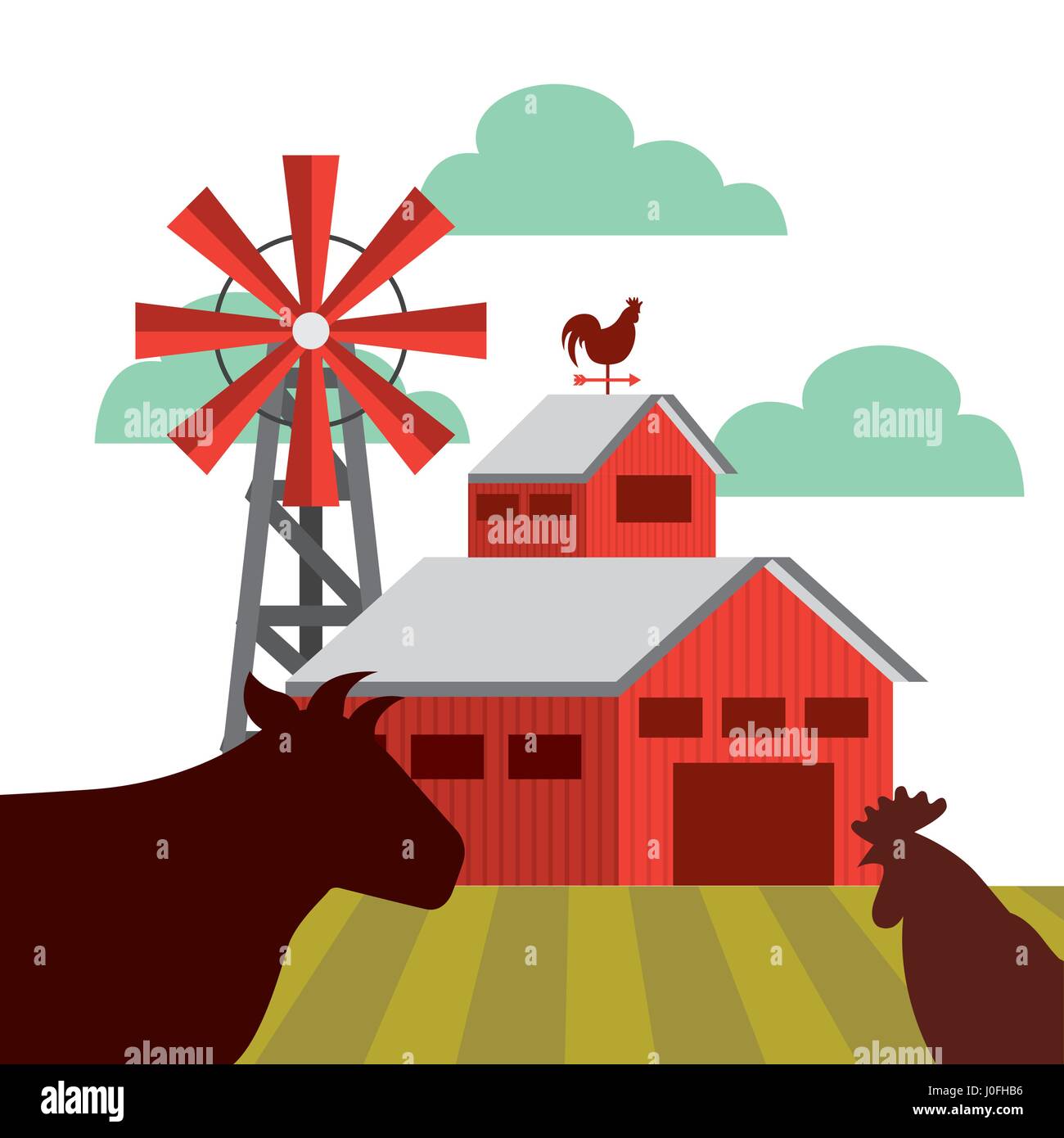 farm barn design Stock Vector Image & Art - Alamy