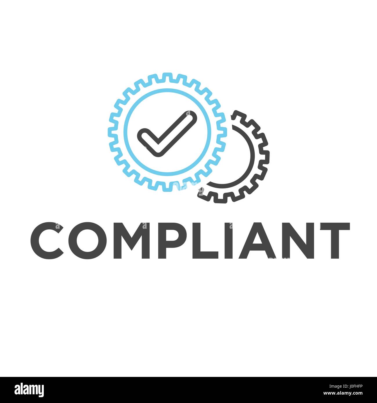 In Compliance Graphic Shows that it Meets Compliant Standards Stock ...