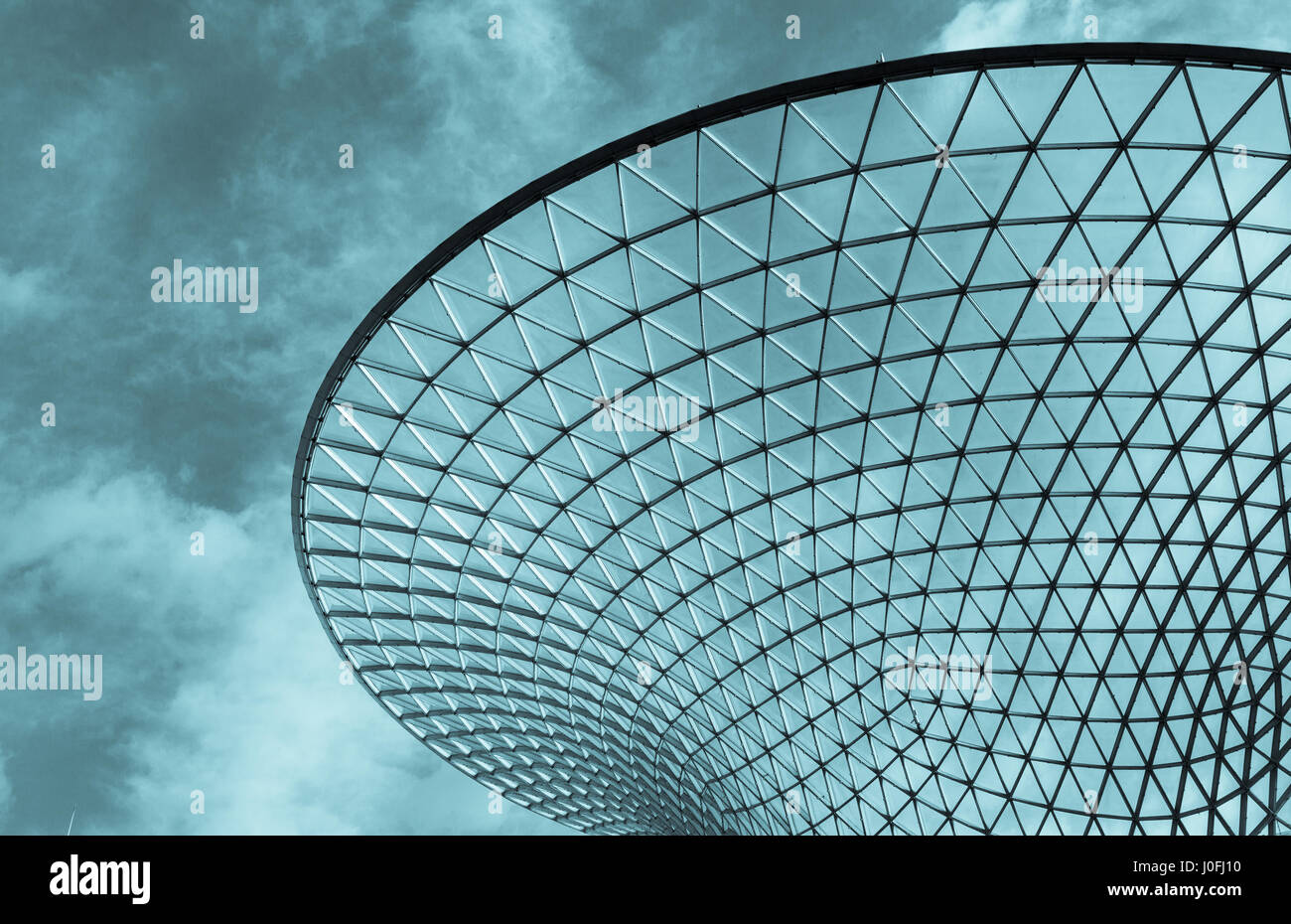 Reticulated structures in the sky, steel and glass Stock Photo - Alamy