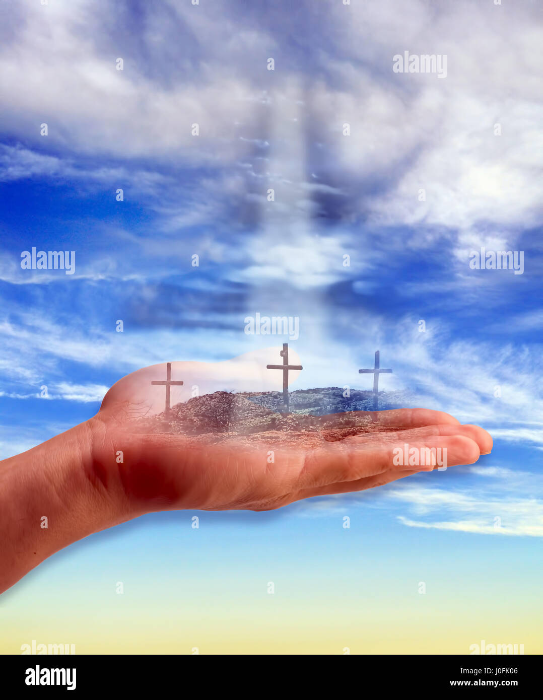In god hand with love Stock Photo - Alamy