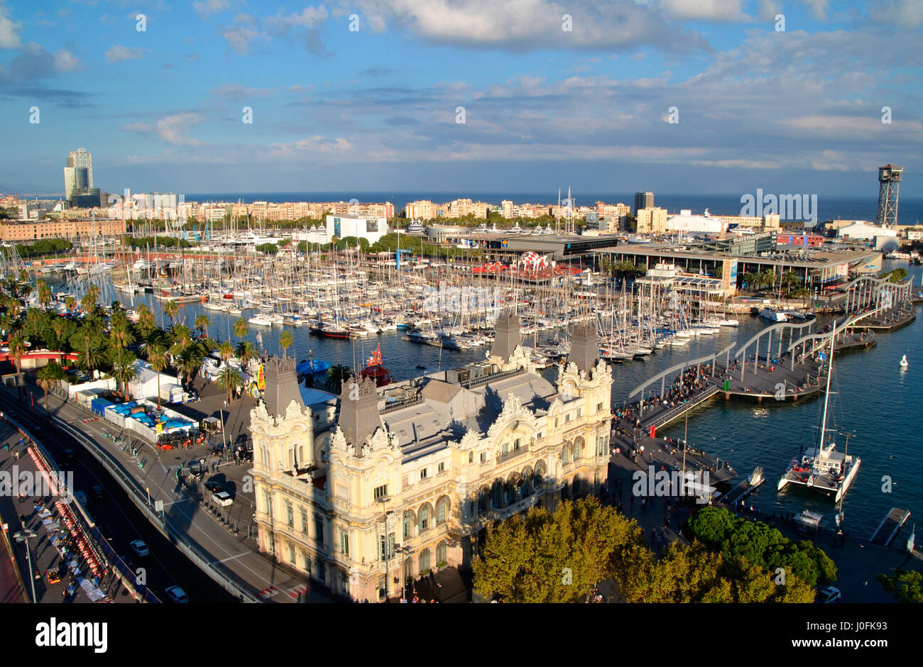 Port Vell in Barcelona, Spain Stock Photo - Alamy
