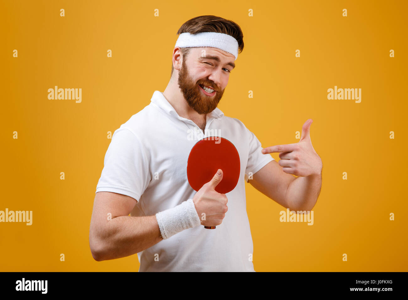 Happy table tennis hi-res stock photography and images - Alamy