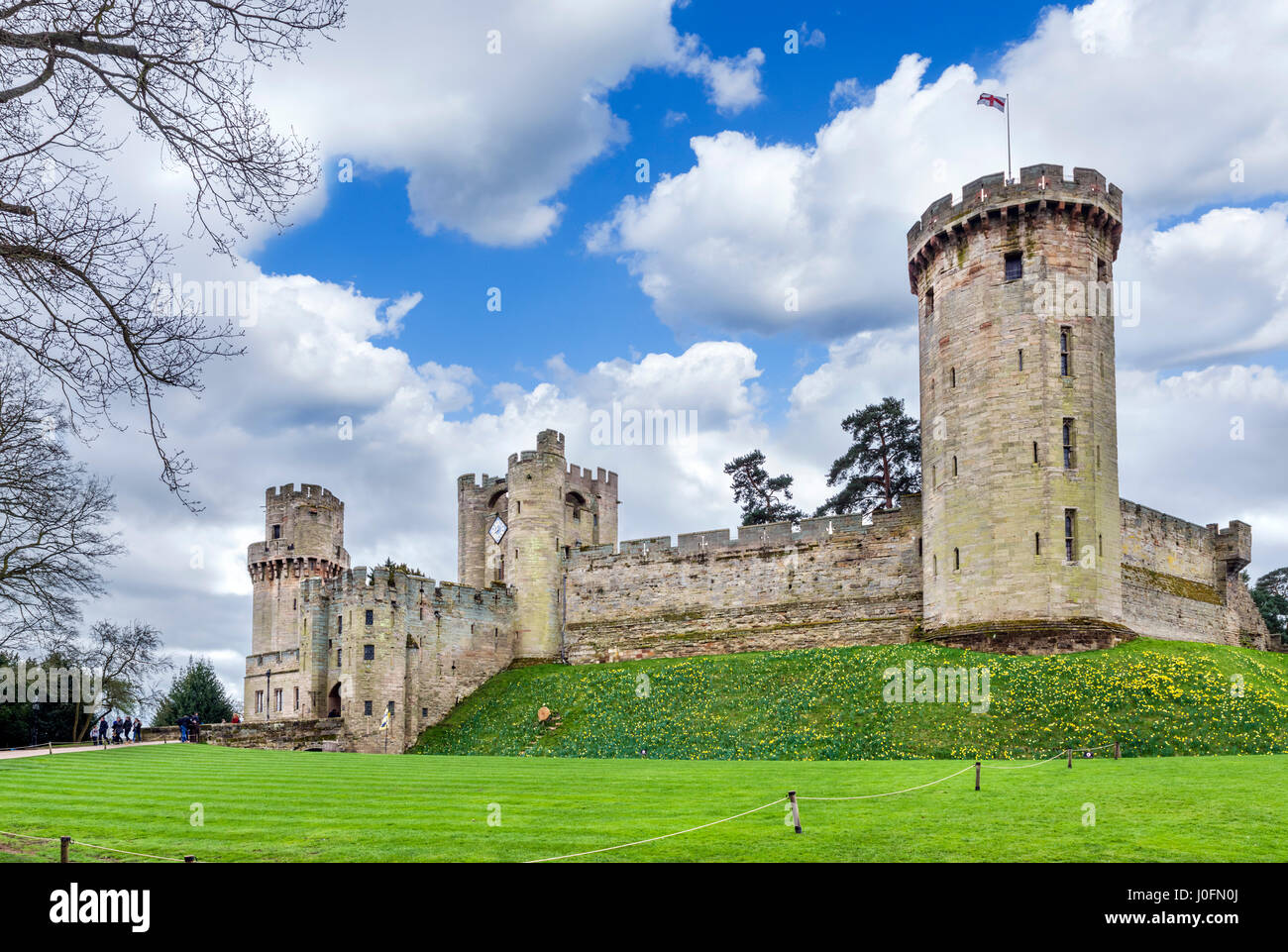 Warwick Castle, Warwickshire, England, UK Stock Photo - Alamy