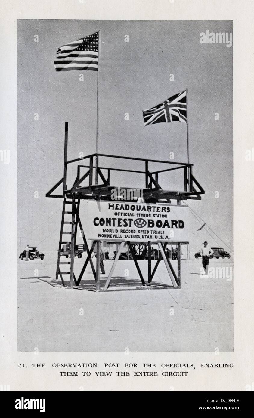 The observation post for the officials, enabling them to view the ...
