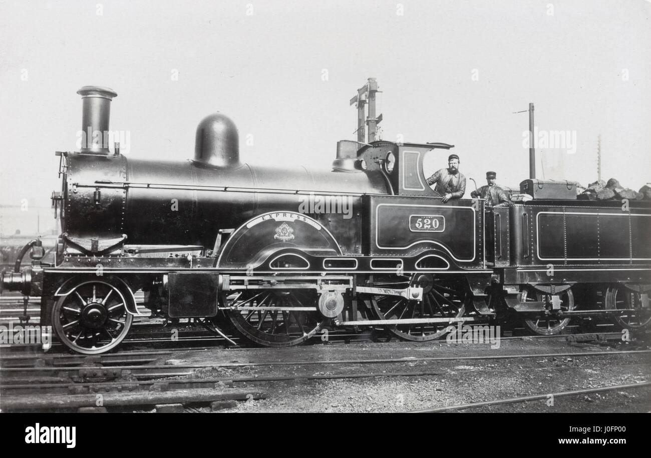 Locomotive no 520: "Express" built in 1883 Stock Photo - Alamy