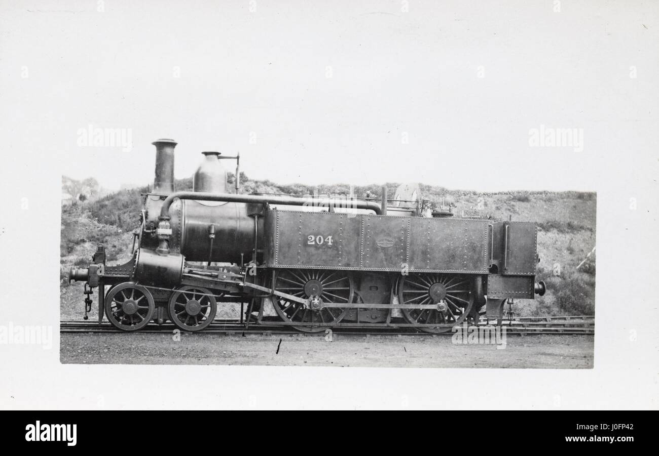 Locomotive no 204: 4-4-0 tank engine Stock Photo - Alamy