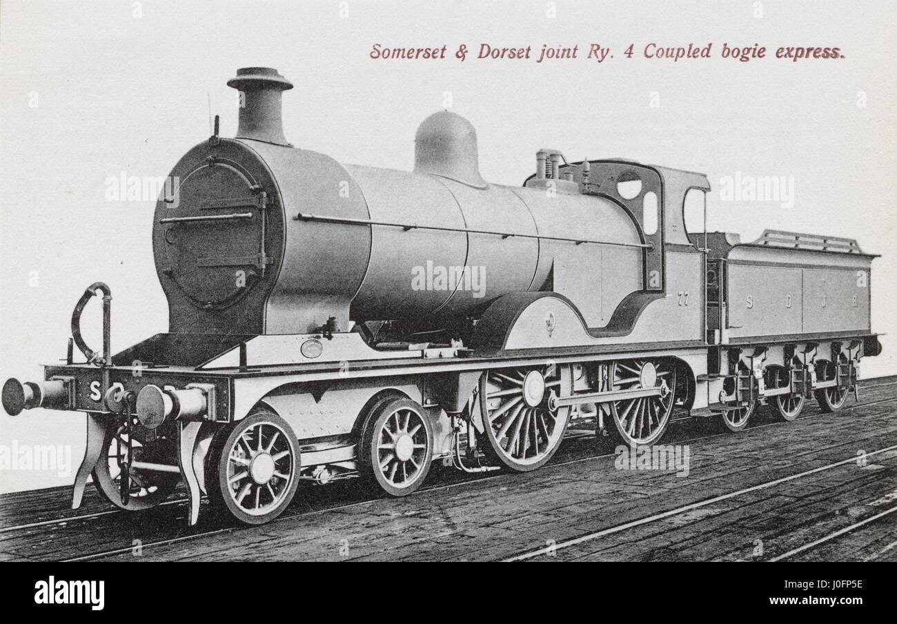 Locomotive no 77: 4-4-0 Express engine, "coupled Bogie Express Stock ...