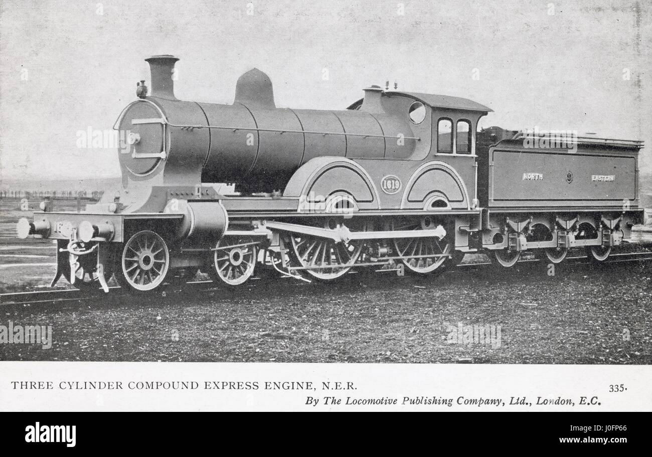 Locomotive no 1619: 3 cylinder compound Express engine Stock Photo - Alamy