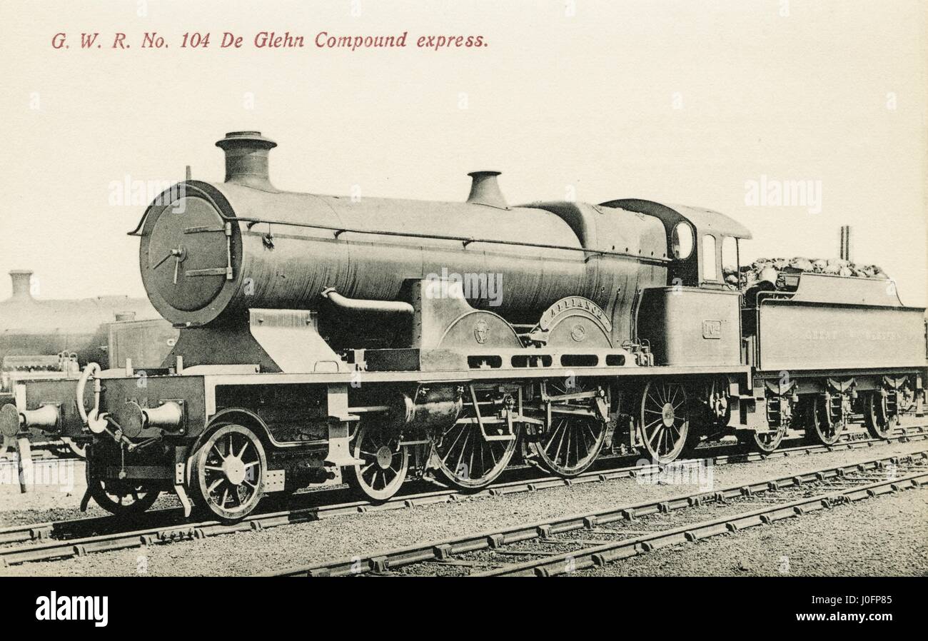 Locomotive no 104: "Alliance"de Glehn compound Express engine, built ...