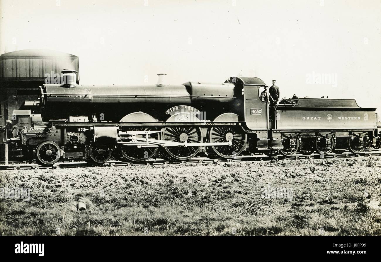 Locomotive no 4023: "King George" King Class 4-6-0 engine, built 1909 ...