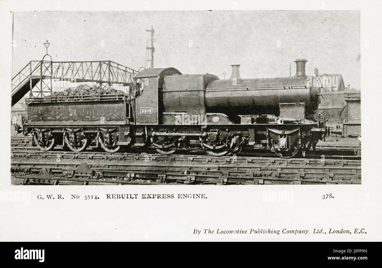 Locomotive no 3514: rebuilt Express engine Stock Photo - Alamy