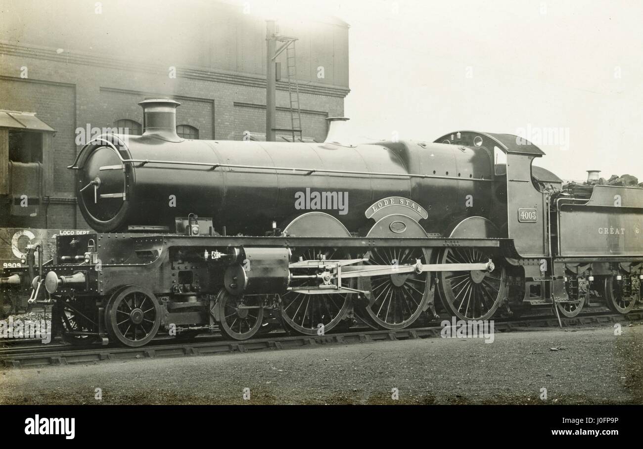 Locomotive no 4003: "Lode Star" Star Class 4-6-0, built 1907 Stock ...