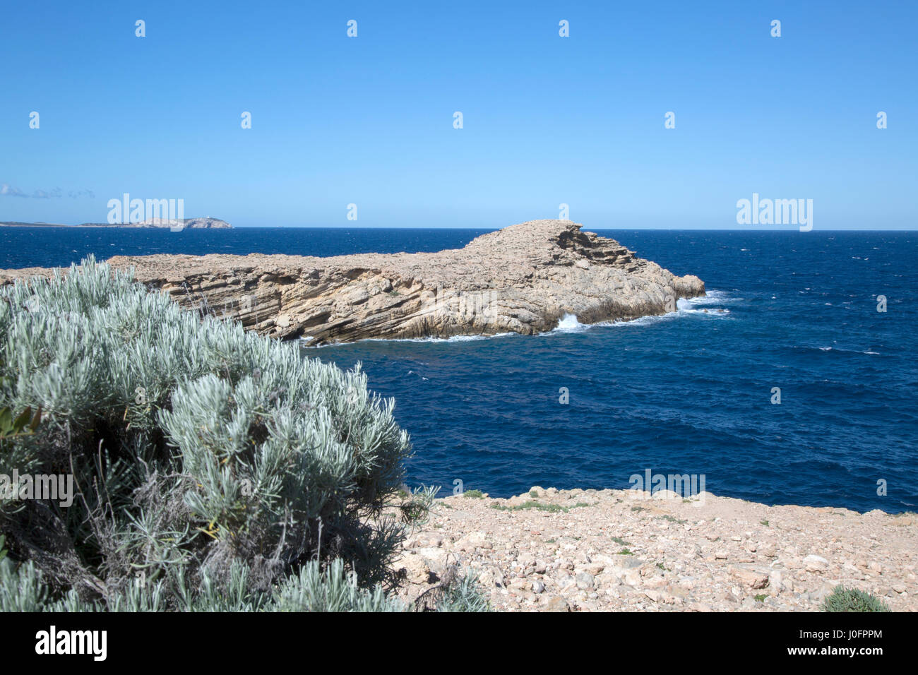 Punta de Sa Galera Head, Ibiza, Spain Stock Photo - Alamy