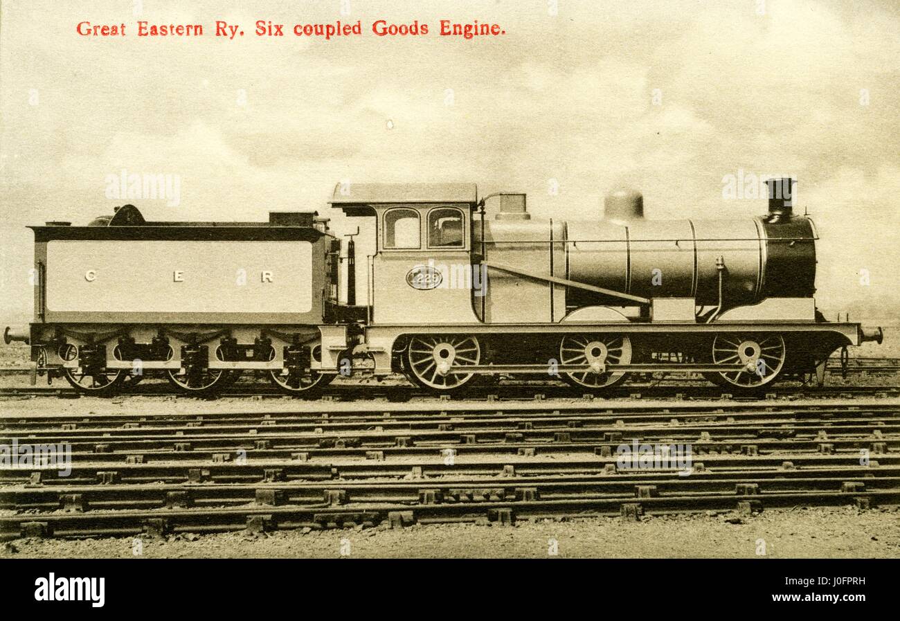 Locomotive no 1229: 0-6-0 [six coupled] goods engine Stock Photo - Alamy