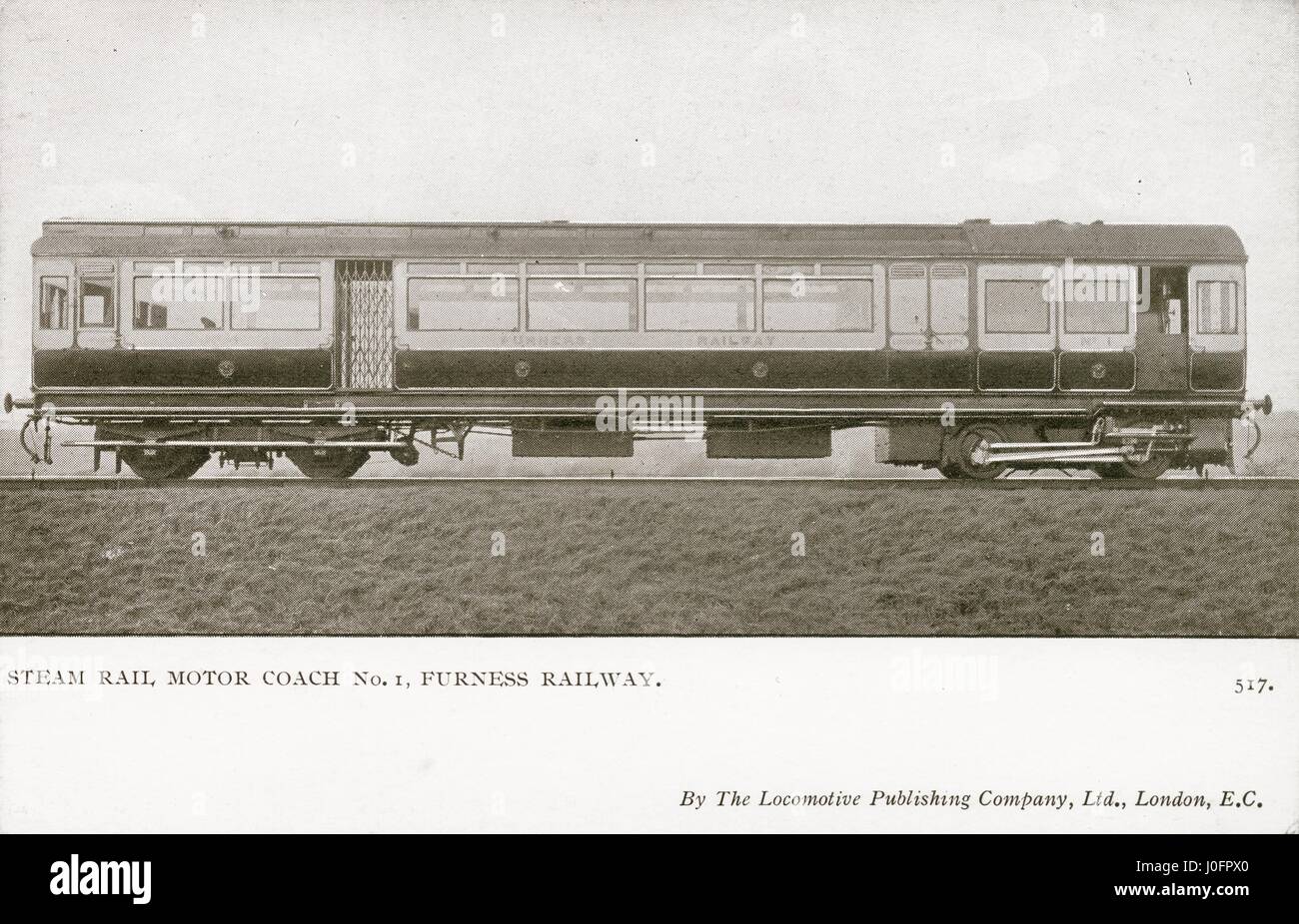 Locomotive no 1: steam rail motor coach Stock Photo - Alamy