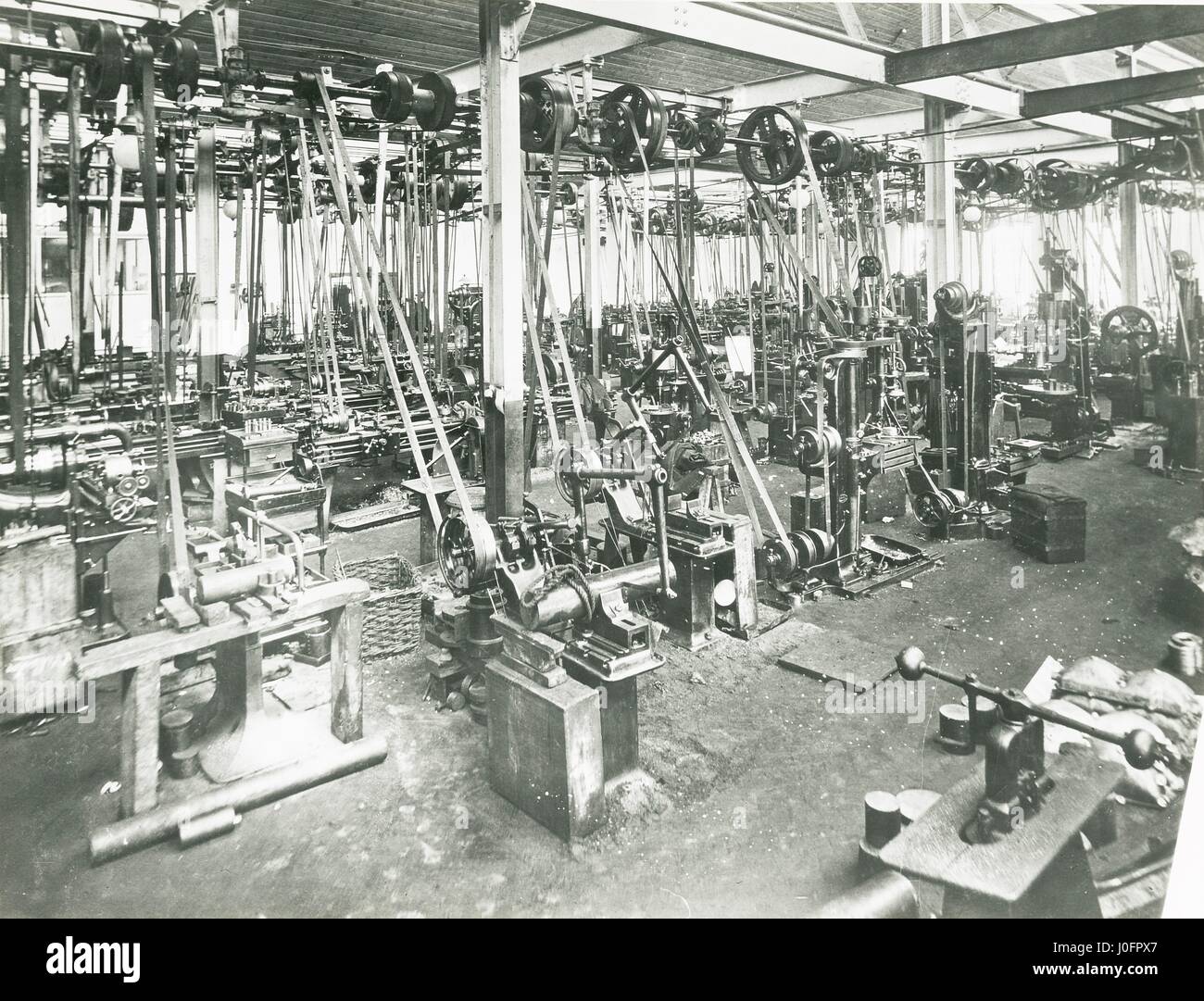 Some of the light work machine tools at the Napier works at Acton in ...