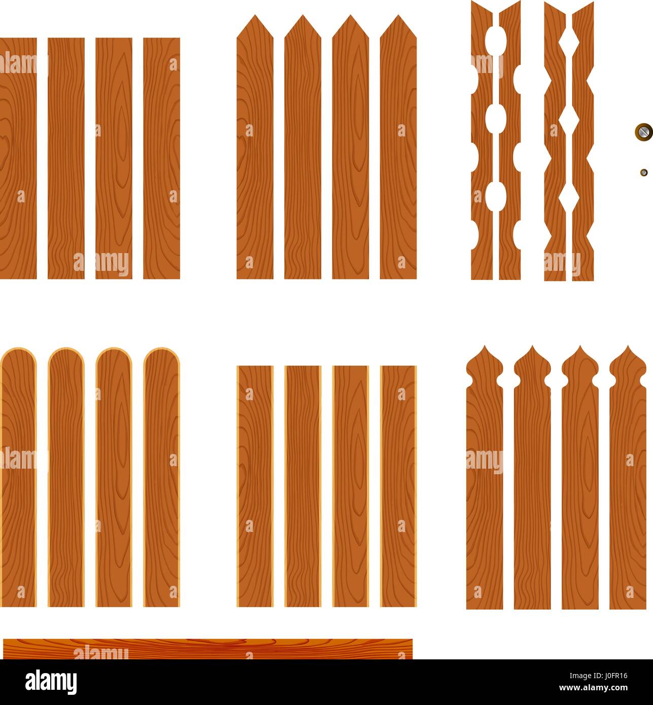 Rough wooden forms Stock Vector Images - Alamy