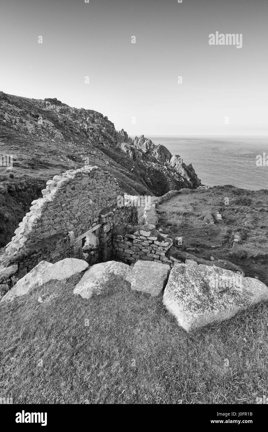 Historic cornwall Black and White Stock Photos & Images - Alamy