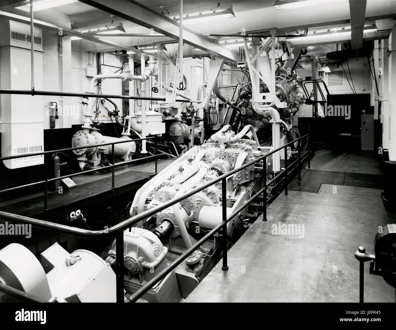 Deltic engine at Acton test house Stock Photo - Alamy