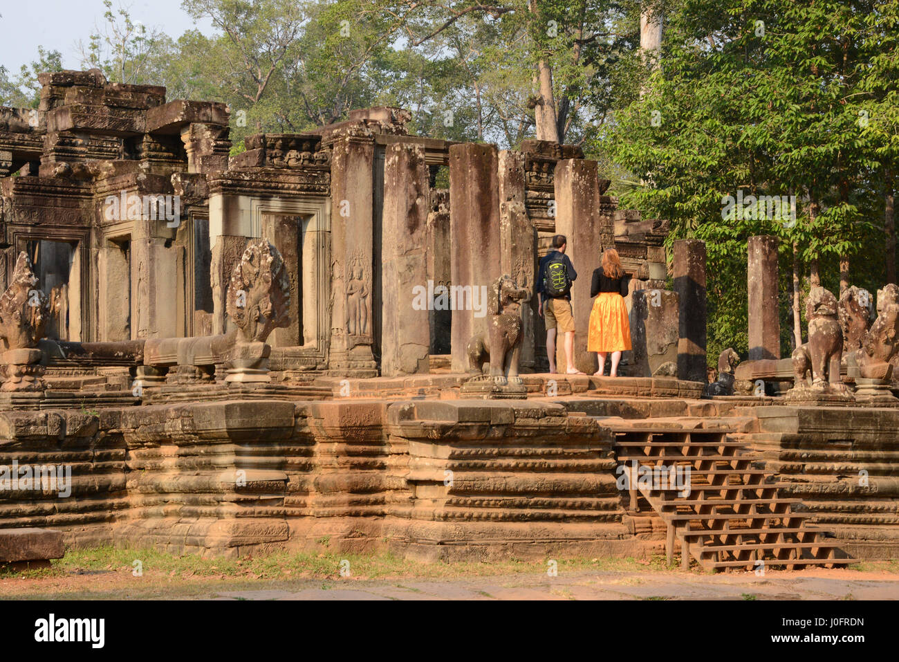 Temples at Angkor Thom, Siem Reap, Cambodia Stock Photo - Alamy