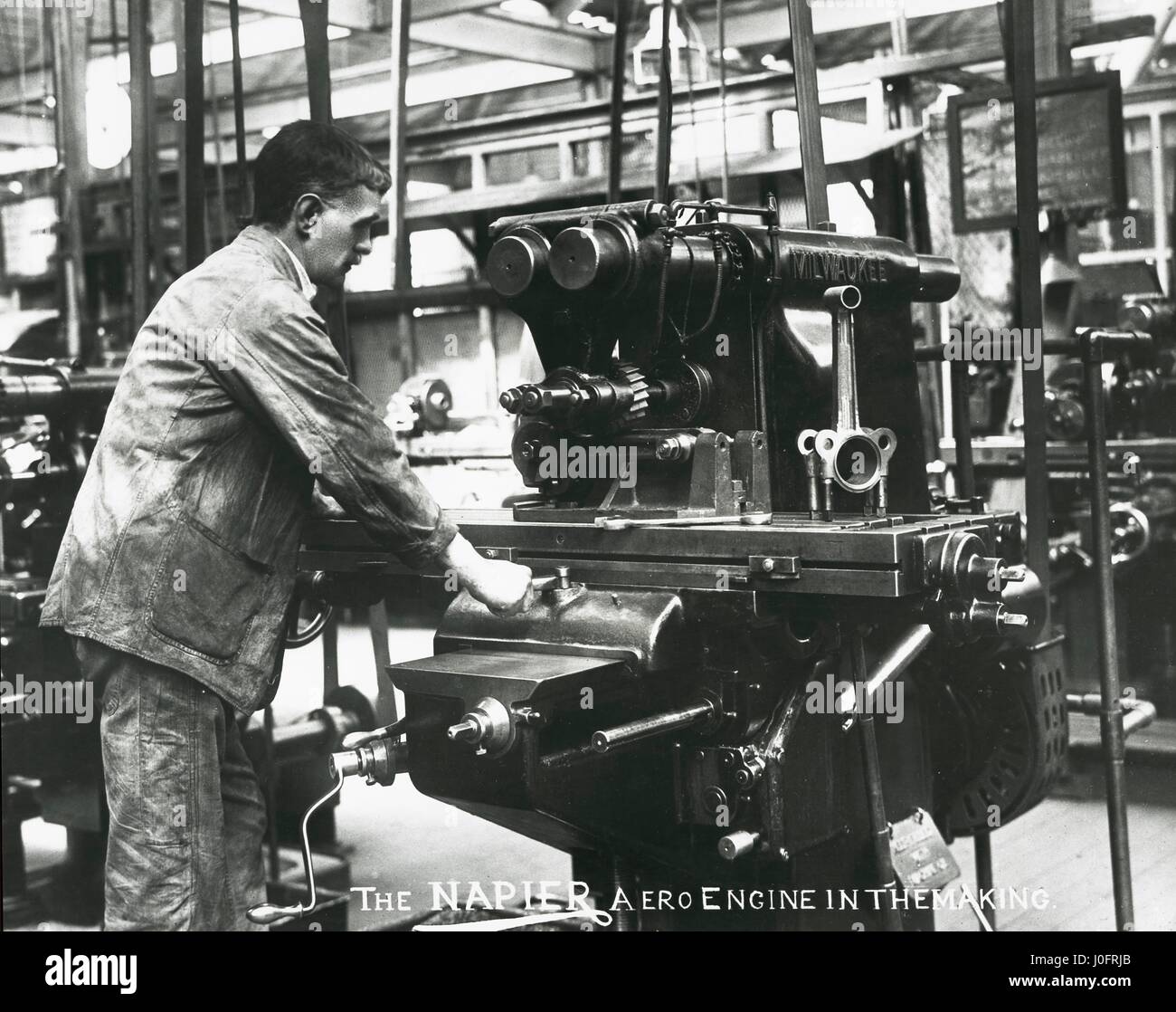 The Napier aero engine in the making Stock Photo - Alamy