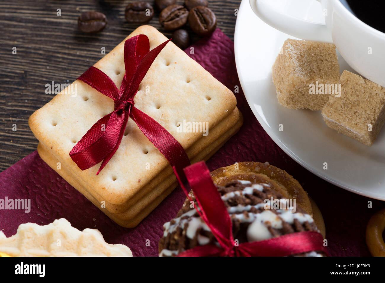 Sweets for coffee break Stock Photo - Alamy