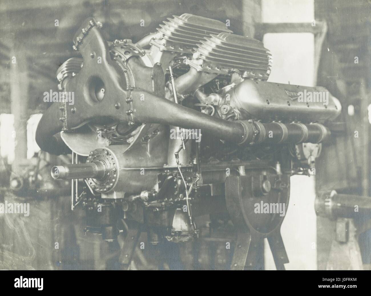 Napier Lion VI direct drive turbo-blown E76S Stock Photo - Alamy