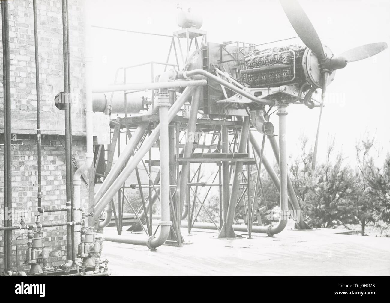 Aircraft engine test stand hi-res stock photography and images - Alamy