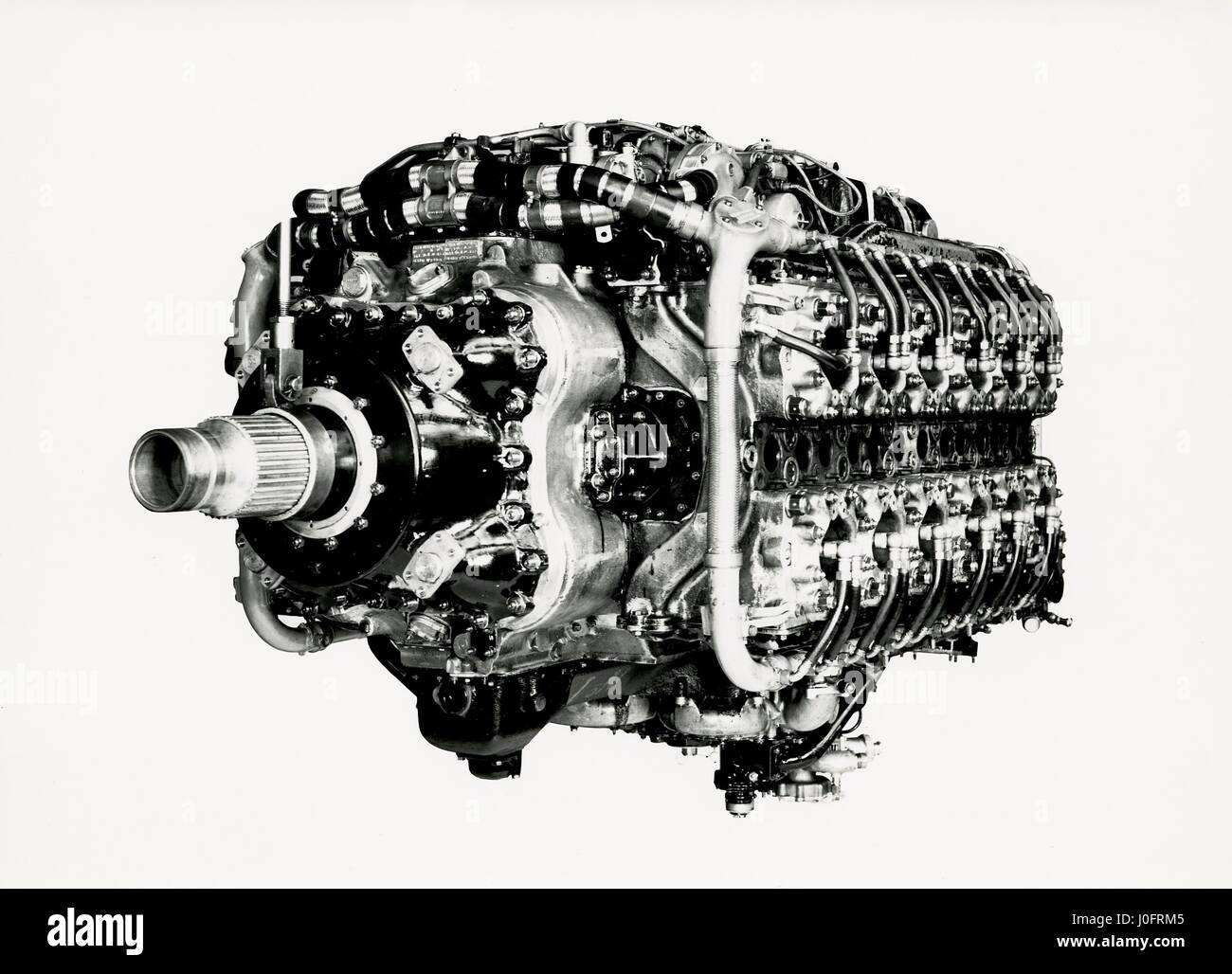 Sabre VA 24 cylinder engine Stock Photo - Alamy