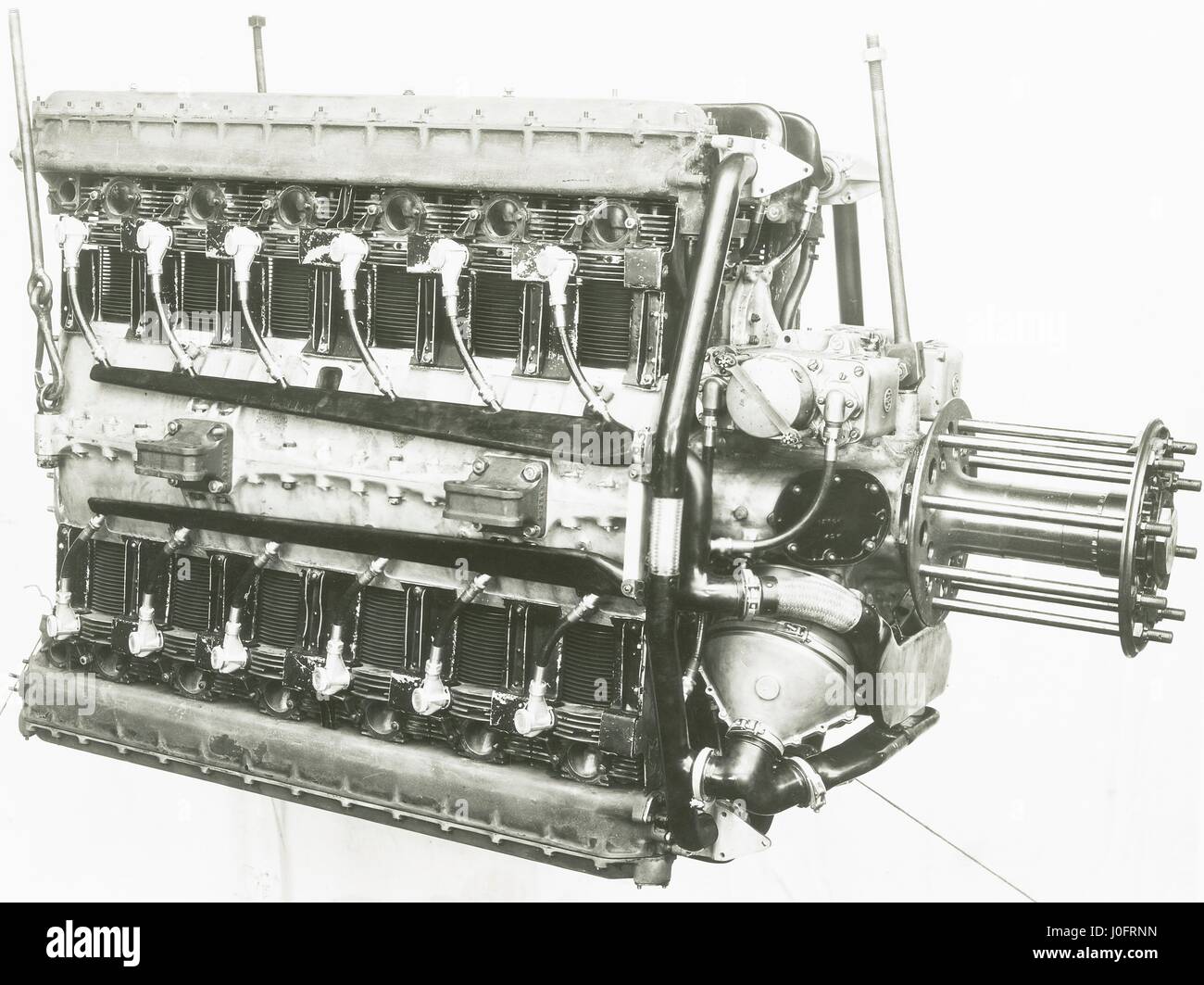 Napier Halford Dagger engine Stock Photo - Alamy