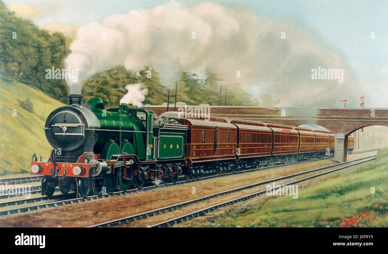 Canadian national steam locomotives hi-res stock photography and images ...