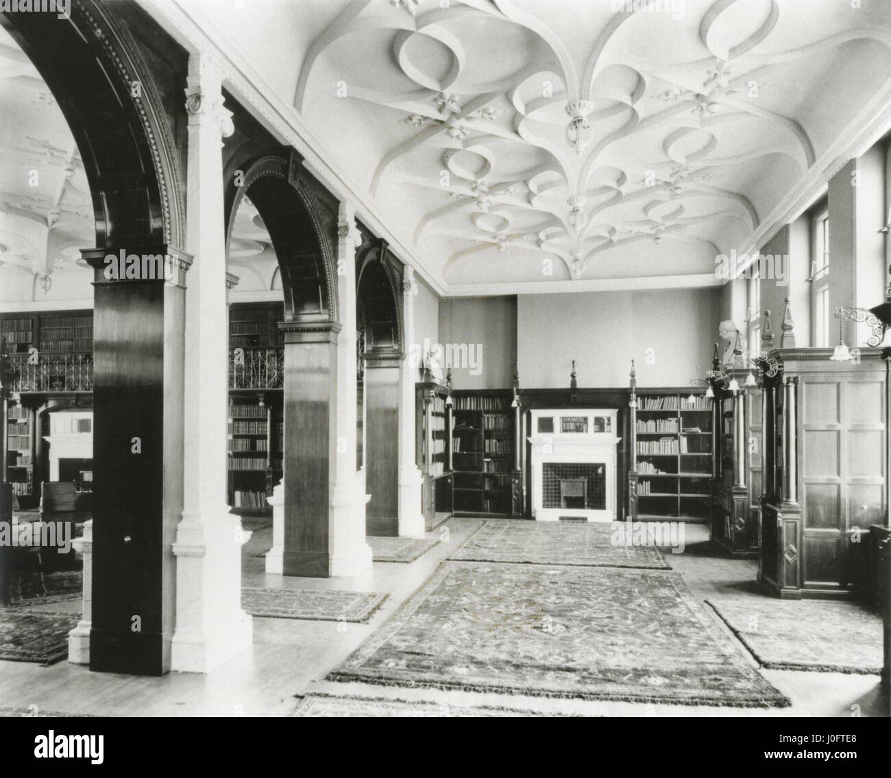 Institution of Mechanical Engineers headquarters, view of the Library ...