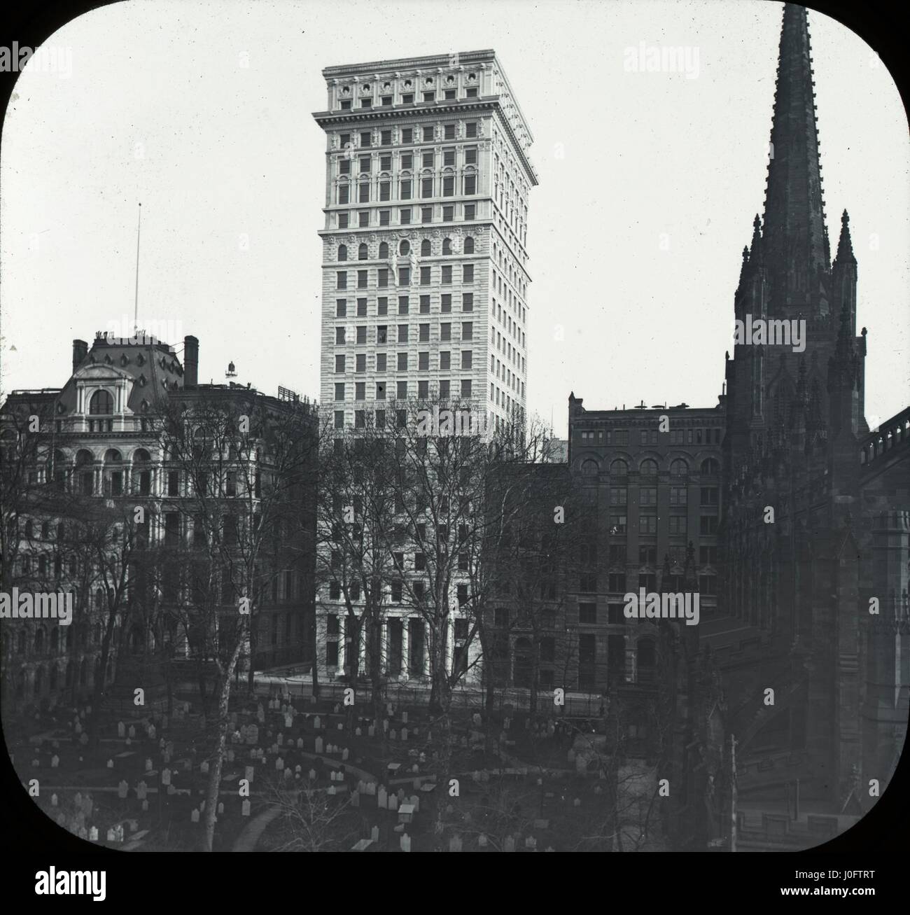 American Surety Building, Broadway next to Trinity Church, with ...