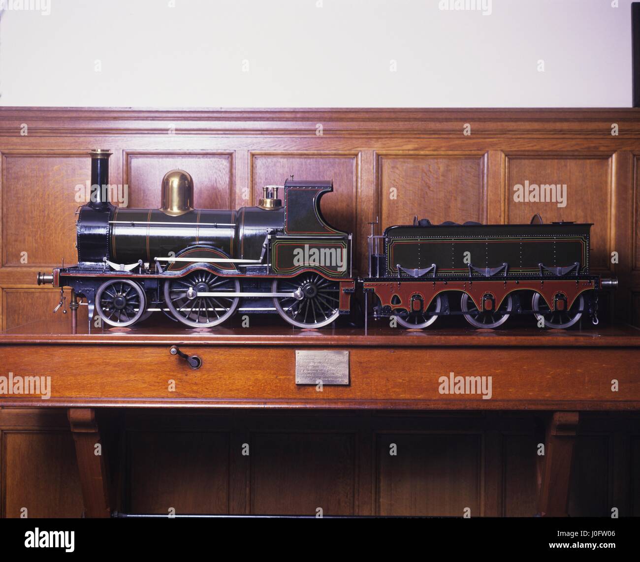 Model of GSWR Ireland steam locomotive, 1872-1881 Stock Photo - Alamy