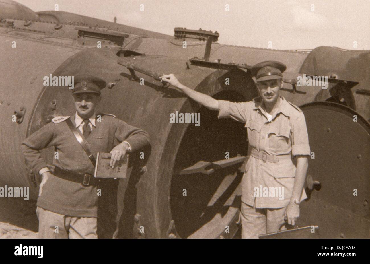 Major Douglas Henderson (in white), recorded locomotive casualties ...