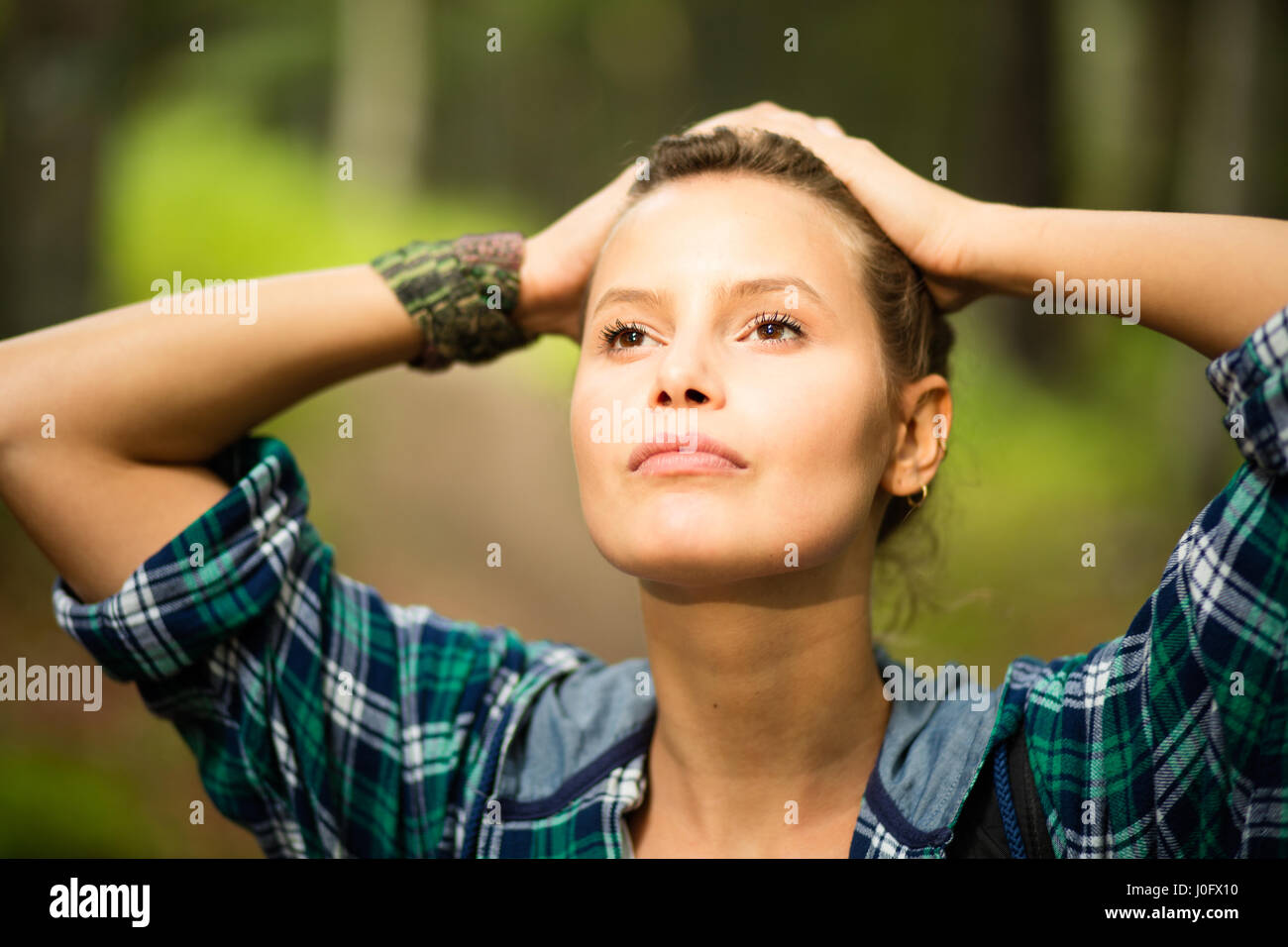 Mens and forest trees hi-res stock photography and images - Alamy