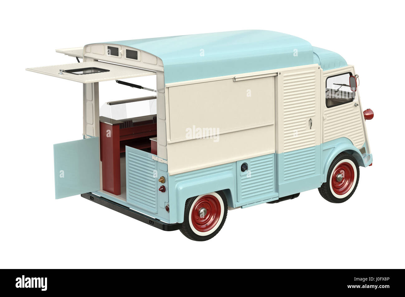 Food truck mobile eatery Stock Photo - Alamy