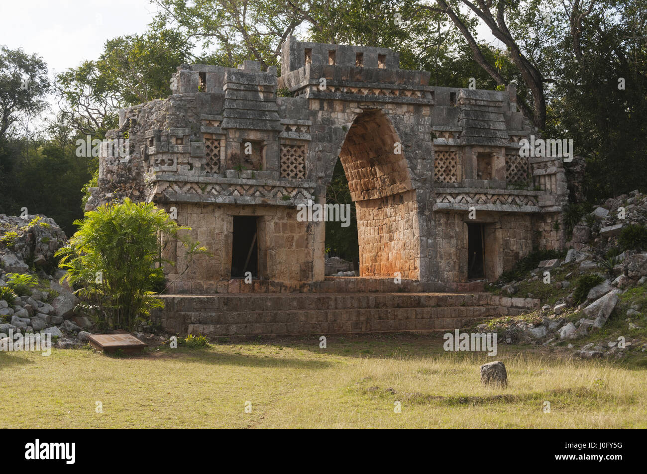 Mexico, Yucatan, Labna Mayan site, El Arco, Arch Stock Photo - Alamy