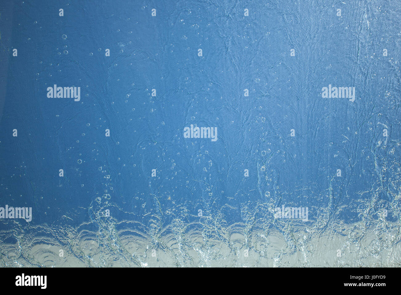 Blue water - Stock image Stock Photo - Alamy