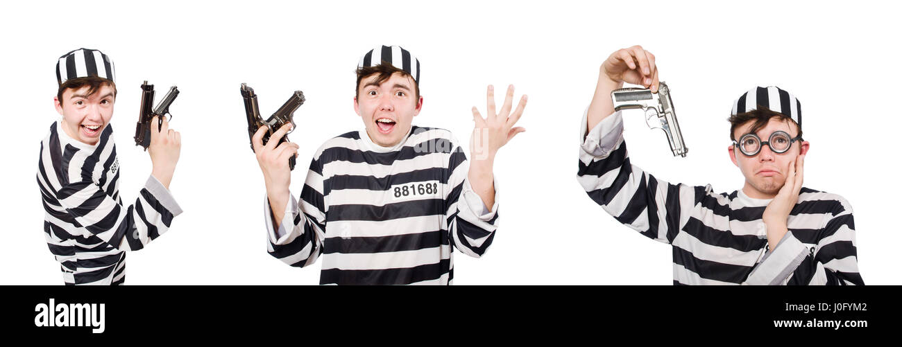Funny prison inmate in concept Stock Photo - Alamy