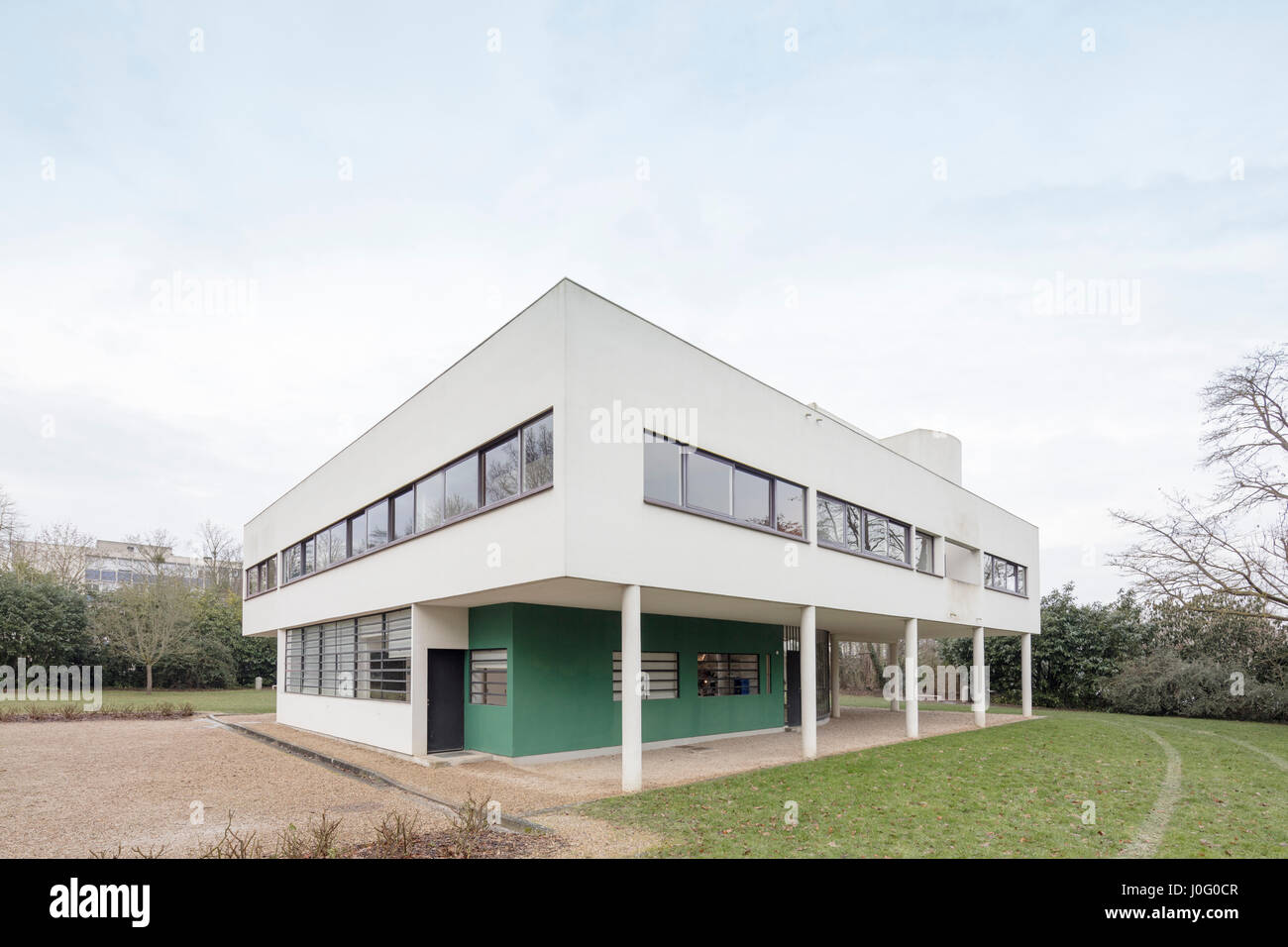 Villa Savoye At Poissy France Modernist Architectural Icon Of Le