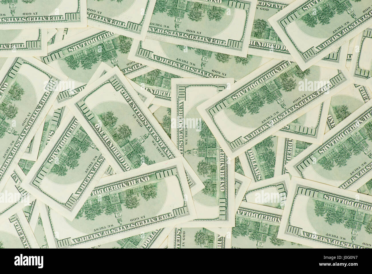 Background from scattered dollar banknotes as abstract seamless Stock ...