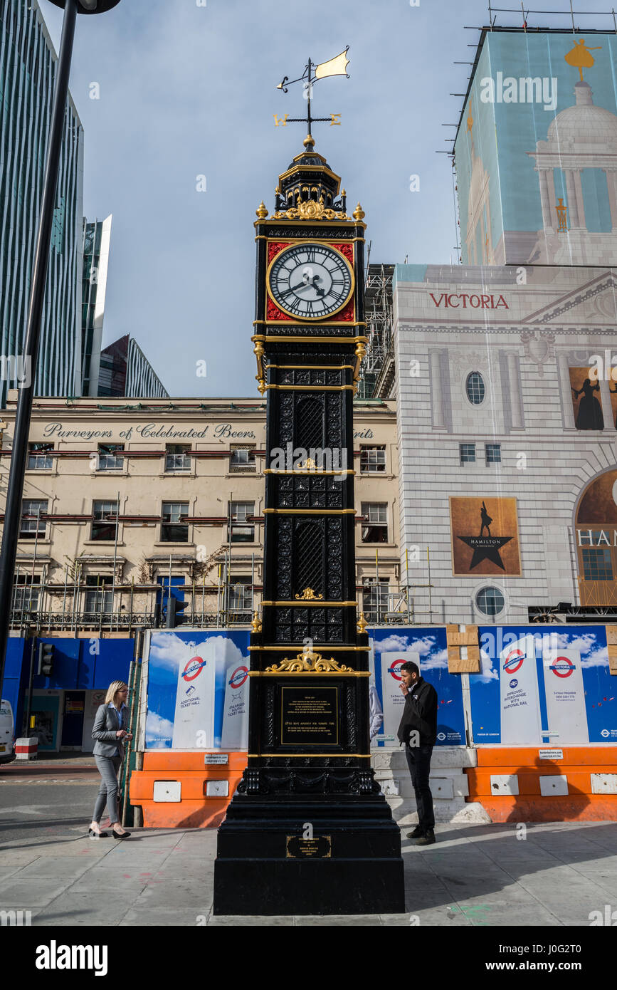 The Clock Tower known as "Little Ben " in Belgravia, Victoria in London ...