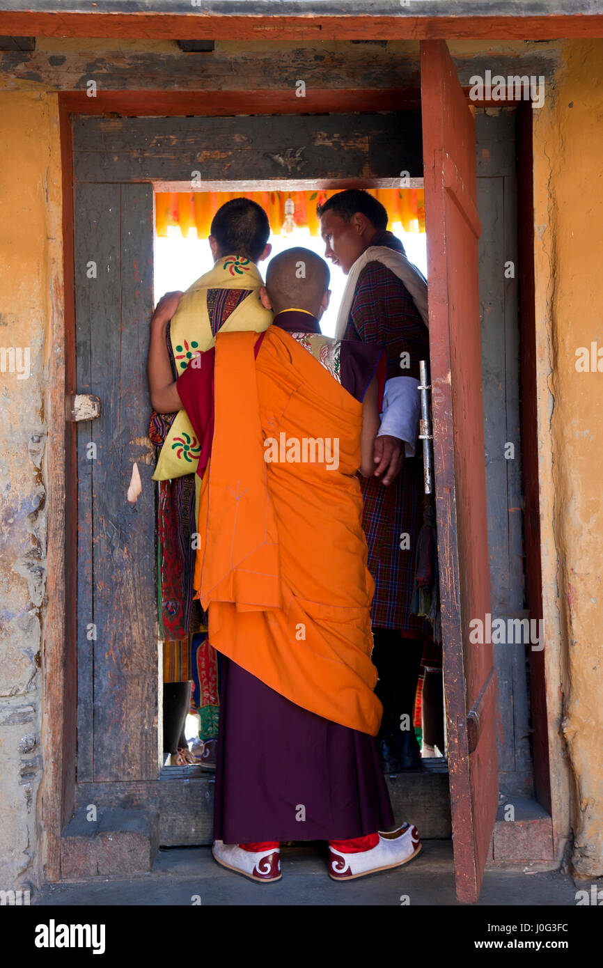 Tamshing Phala Chhoupa festival, Tamshing Monastery, nr Jakar, Bumthang ...